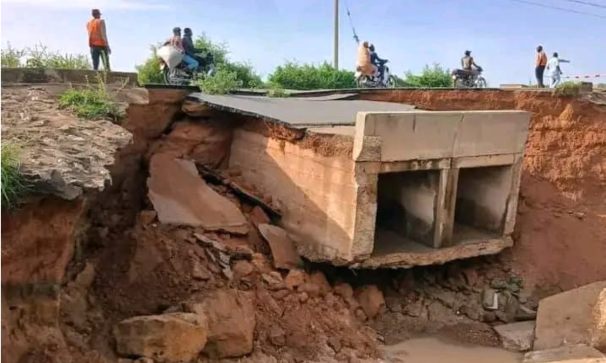 Bridge collapse on Katsina-Batsari road forces traffic diversion after ...